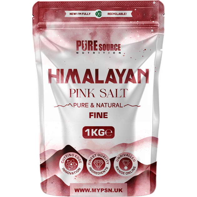 Pure Source Nutrition Himalayan Pink Salt 1Kg Fine | Pure Source Nutrition